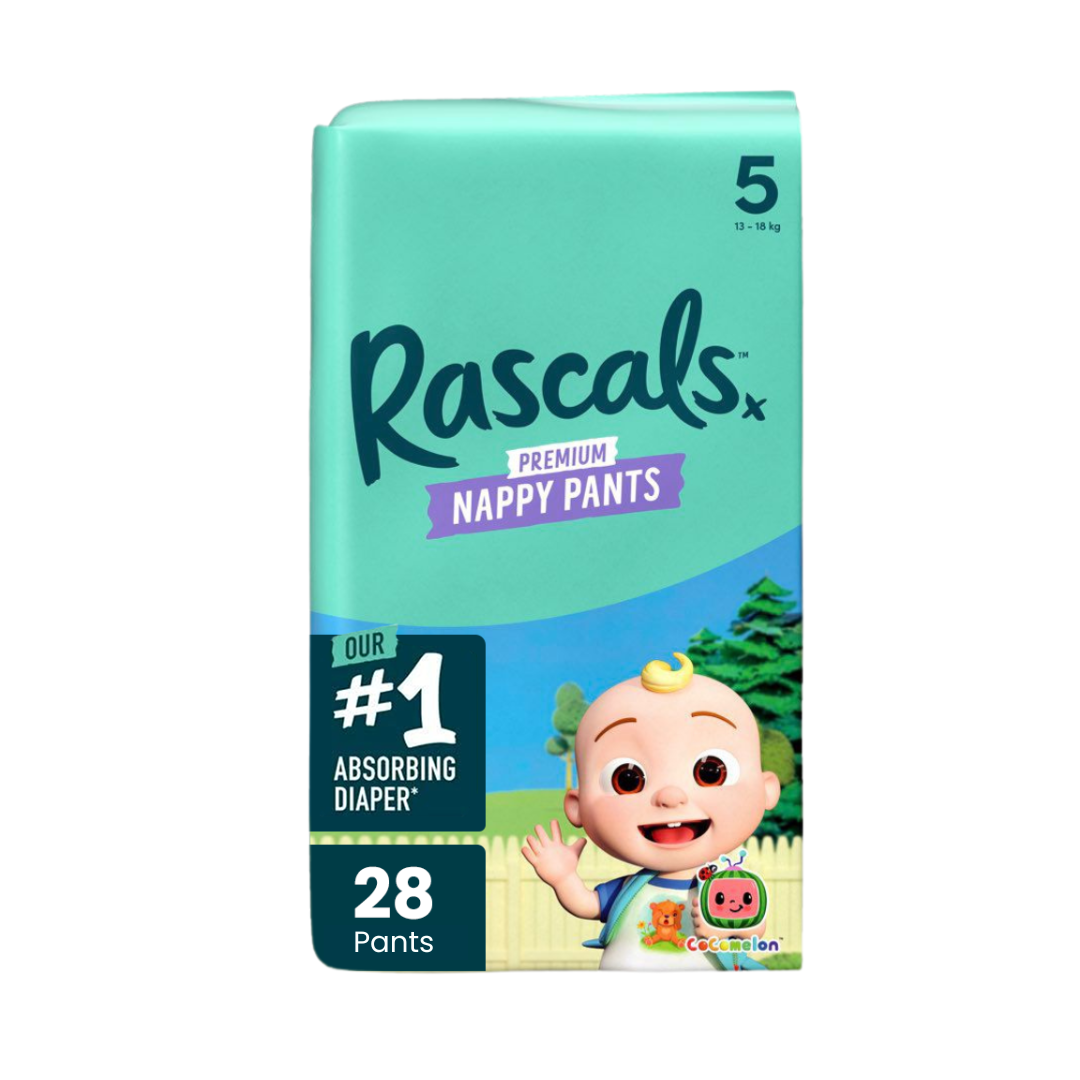 Rascals Cocomelon Edition Training Diaper Pants- Size 5, 13-18 kg, 28 ...