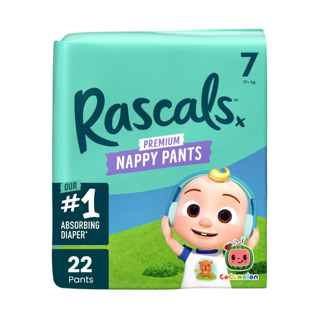 Rascals Cocomelon Edition Training Diaper Pants- Size 7, 17+ kg, 22 Co ...