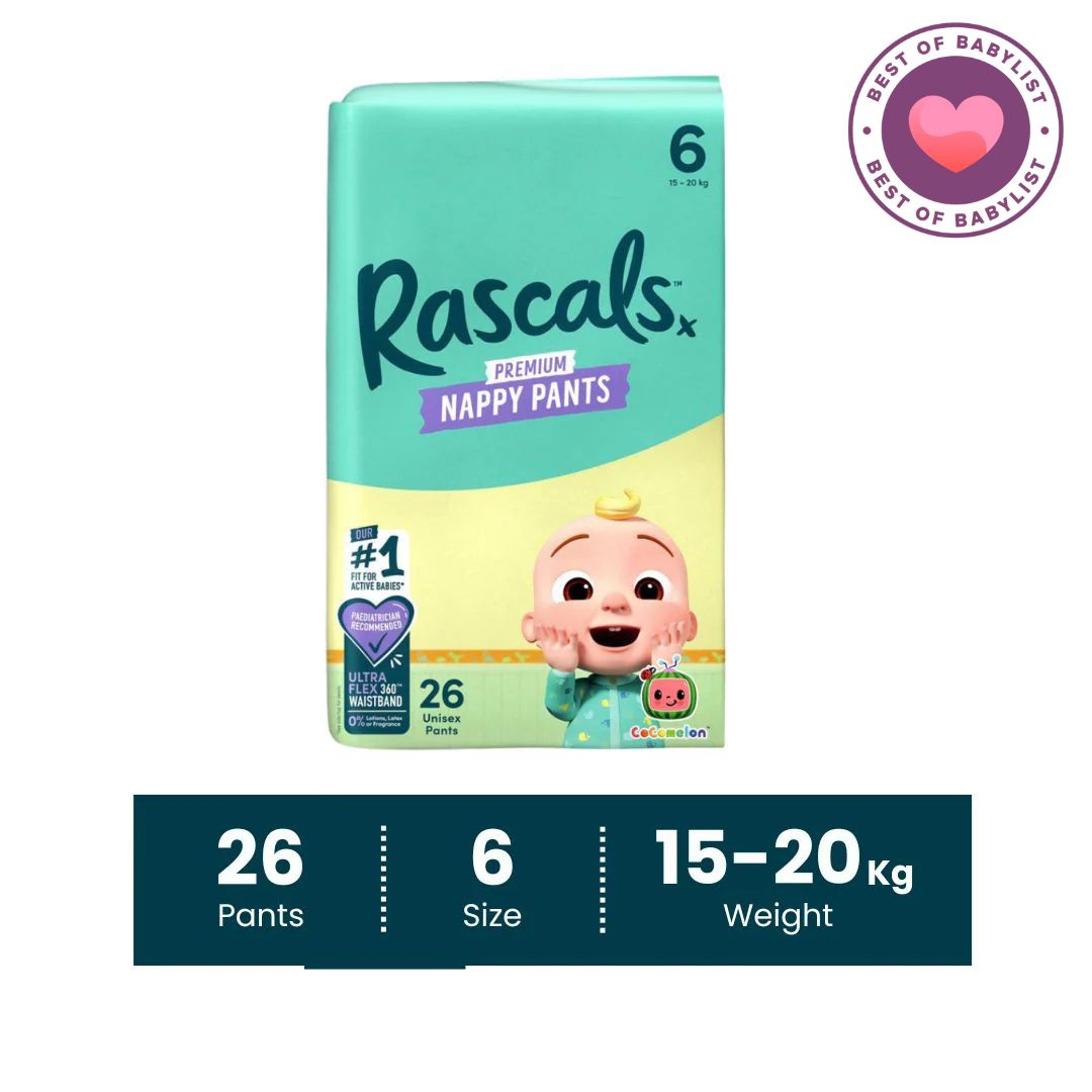 Rascals Cocomelon Edition Training Diaper Pants- Size 6, 15-20 kg, 26 ...